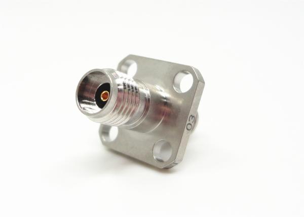 Adattatore femminile di Wave di millimetro del pannello della flangia di quattro fori di acciaio inossidabile 2.92mm K (MMW)
