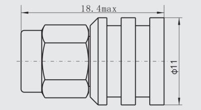 Cina 50O Watt di potenza coassiale DC-18GHz Chip Resistor Load di termine 2 del maschio rf di HM SMA in vendita