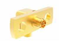 중국 로에스 작은 SMP 여성 RA SMPM RF 커넥터 2 홀 플랜지는 케이블을 위해 증가합니다 판매용