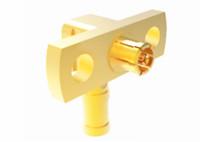 중국 오른쪽 각 50Ohm SMPM RF 커넥터 풀 디텐트 잭 CXN3657/MF151A 플랜지 마운트 판매용