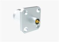 중국 4 구멍 플랜지 남성 40GHz RF 동축 커넥터 스테인리스 물자 판매용