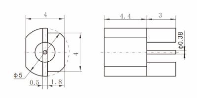 China Custom Limited Detent RF Connector SMP Male Hermetically Sealed Two Legs for sale