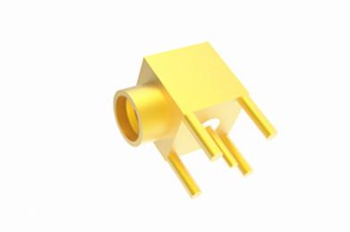 Cina SMP RF Connector Limitato Detent angolo retto profondità di coinvolgimento 2.79 in vendita