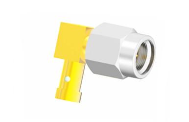 China Stainless Steel SMA Male Right Angle RF Connector voor SFF-50-1.5-1 kabel Te koop