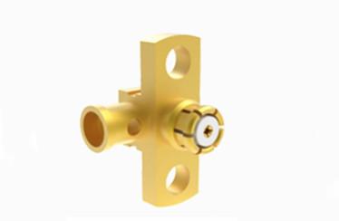 China Brass SMP Female Right Angle Flange Mount RF Socket for CXN3506/MF108A Cable for sale