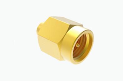 China SMA Male Gold Plated RF Coax Plug  for 2#Semi-rigid/Semi-flexible Cable for sale