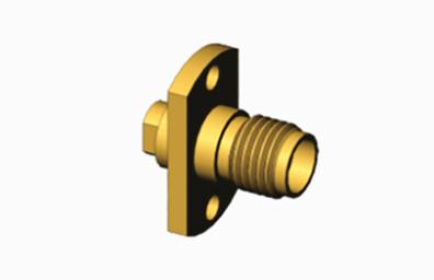 中国 ブラス 防水 女性 フランジ ケーブル用のRF同軸接続 販売のため