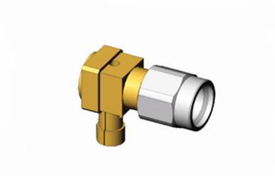 中国 CXN3506/MF108Aケーブルプラグ用のブラス/SS右角男性RFコネクタ 販売のため