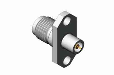中国 ステンレス・スティール素材K型2.92mm RFコキシアルコネクタ PCBマウント 販売のため