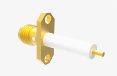 Connecteur coaxial RF en laiton SMA pour aérospatiale