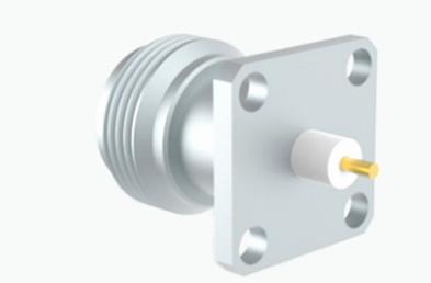 Cina N connettore coassiale RF in acciaio inossidabile femminile a 4 fori per la comunicazione in vendita