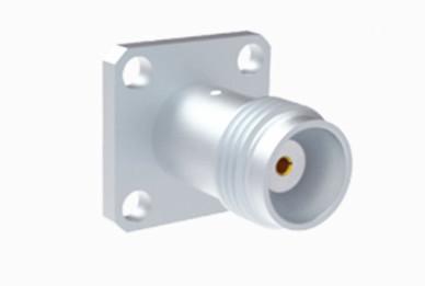 Cina TNC Femminile Niccolato 50 Ohm Flancella montata in acciaio inossidabile RF Coaxial Connector in vendita