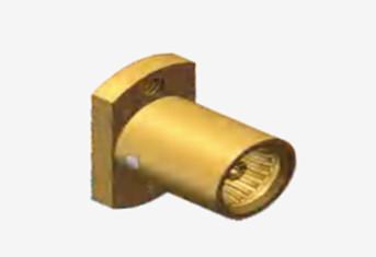 China 2-hole Flange BMA Female RF Coaxial Connector with Microstrip Connector for sale