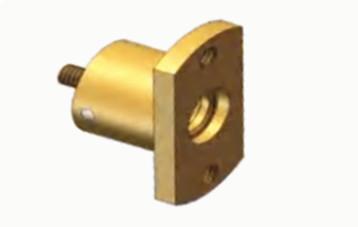 Cina SBMA Female Flange Brass Straight RF Coaxial Connector con Microstrip in vendita