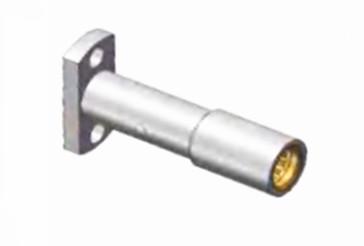 China SBMA Female 2-hole Flange Stainless Steel RF Coaxial Connector with Microstrip for sale