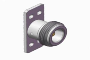 Cina Connessione coassiale RF a 4 fori femminile N placcata in oro con materiale in ottone microstrip in vendita