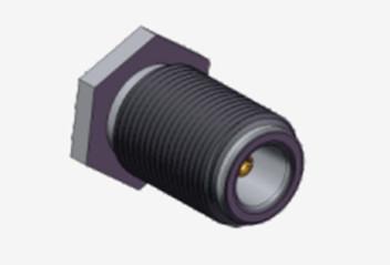 Chine N Connecteur coaxial RF à cloisonnement nickelé féminin avec microstrip à vendre