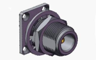 Chine N-KYFD1 paroi en nickel, monture de bride féminine, connecteur coaxial RF pour une connexion stable à vendre