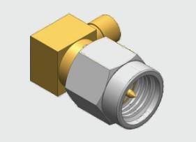 China 90 graden rechthoek 18Ghz SMA Mannelijke stekker coaxiaal kabel connector soldeertype met roestvrijstalen schroefmouw Geschikt voor kabel MF108A/CXN3506 Te koop