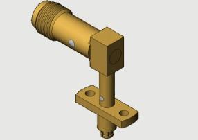 China 2 Holes Flange Mount SMA Female/Jack To Mini SMP (SMPM, SSMP) Female / Jack Adapters Up To 18GHz for sale
