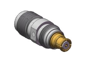 중국 스테인리스 스틸 SMA 암컷 잭 - SMP 암컷 잭 벌크헤드 마운트 RF 동축 어댑터, 최대 18GHz 주파수 판매용