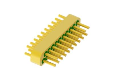 China 20 Pins Diameter 0.5mm 2 Rows Hermetic Header with Gold Wire Bonding Surface MC-827T2-JH for sale