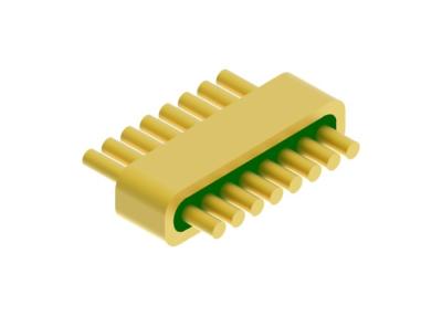 China Kovar 4J29 8-Pin Header Connector Hermetic DC Straight Cut For Solder MC-1766-JH for sale