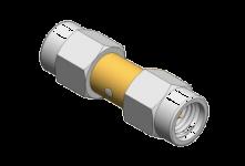 China SSMA / Mini SMA Male Plug to Male Plug RF Coaxial Adapters Up to 18GHz for sale