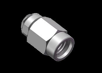 China 18GHz 50Ω Stainless Steel SSMA Male Mini SMA Plug RF Coaxial Cable Connector Mating for CXN3506 Flexible Cable for sale