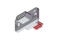 China Micro Rectangle MDM D Sub 9 Pins Connector Hermetic Sockets for sale