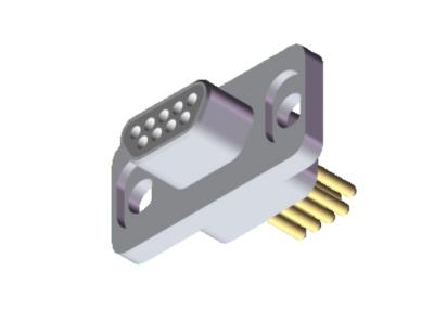 China Micro Rectangle MDM D Sub 9 Pins Connector Hermetic Sockets for sale