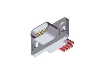China Micro Rectangle MDM D Sub 9 Pins Connector Hermetic Sockets for sale