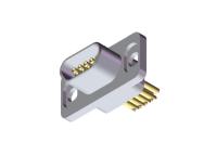 China Micro Rectangle MDM D Sub 9 Pins Connector Hermetic Sockets for sale