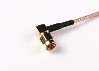 China Soft Right Angle RF Cable Assemblies High Performance And Compatibility for sale