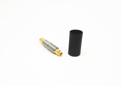 China Mini Straight SMPM RF Connector With Heat Shrink Tubing Female Socket for sale