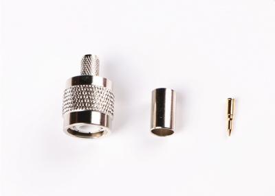 China Straight Male Plug TNC RF Connector 500 Cycles Durability With Nickel Plated for sale