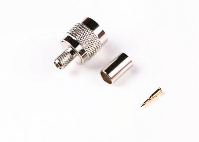 China Straight Male Plug TNC RF Connector 500 Cycles Durability With Nickel Plated for sale