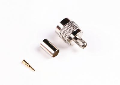 China Straight Male Plug TNC RF Connector 500 Cycles Durability With Nickel Plated for sale