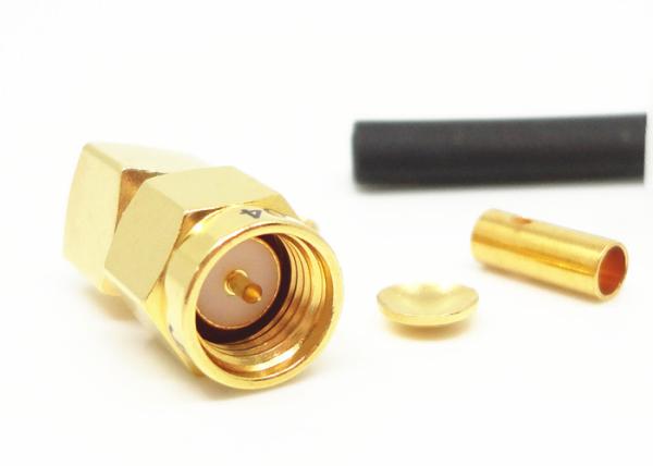 50 Ohm SMA-Stecker, rechtwinkliger HF-Koaxialstecker, SMA-Kabel