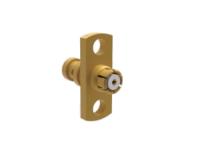China SMP 2 Hole Flange Mount Panel Mount 50ohm Mating for Cable CXN3657 for sale