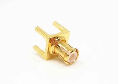 China 500 Cycles MCX Male Connector Soldering Crimp Connectors Easy to Use for sale