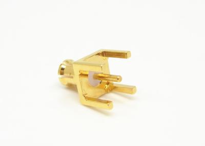 China 500 Cycles MCX Male Connector Soldering Crimp Connectors Easy to Use for sale