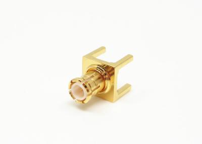 China 500 Cycles MCX Male Connector Soldering Crimp Connectors Easy to Use for sale