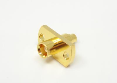 Cina 2 tipo diritto di impedenza del connettore 50Ω del supporto MCX rf del pannello della flangia del foro in vendita