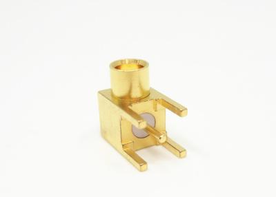 Cina Femminile Socket Cable Coaxial Connectors MCX Mini Coax Connectors PCB Panel Mount in vendita
