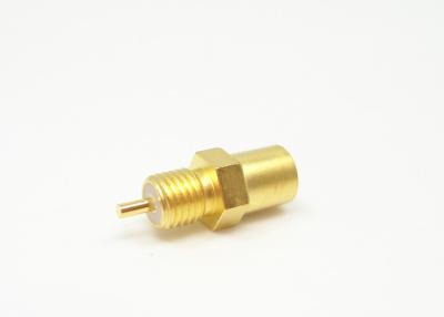 中国 金によってめっきされるめっきのまっすぐの50Ohm MCX RFのコネクターの簡潔な構造 販売のため