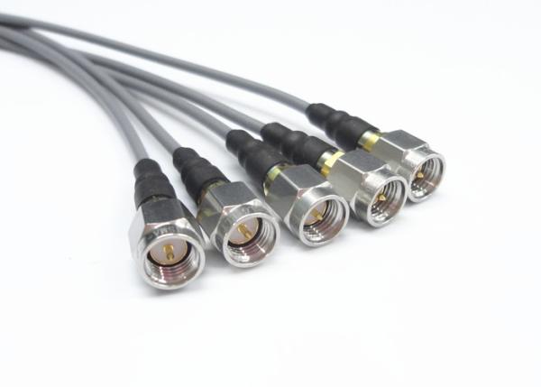 SMA Male RF Integrated Connector RF Coaxial Cable Assemblies RG506
