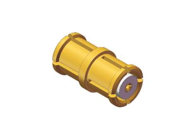China Brass RF Connector Adapter Straight SMP Female to SMP Female with Length 6.45mm for sale