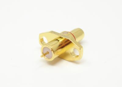 China 50 Ohm Brass Gold Plated Mini BMA Male Rf Coaxial Connector for sale