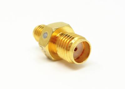 China 50Ohm Gold Plated SMA to SSMA Female RF Adapter for sale
